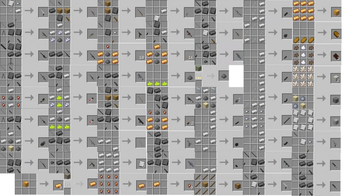 Detailed Guns addon for Minecraft PE 1.16.210