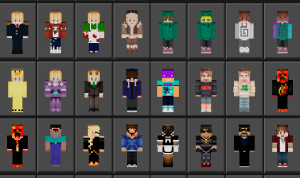 Minecraft Youtubers skin pack for MCPE