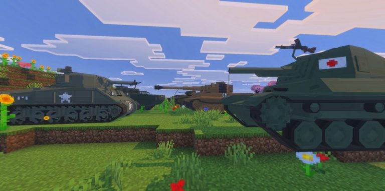 War Vehicles addon for Minecraft Bedrock 1.21.101