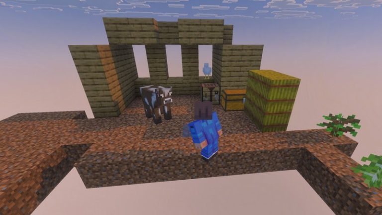 Download One Block survival map for Minecraft 1.21.131