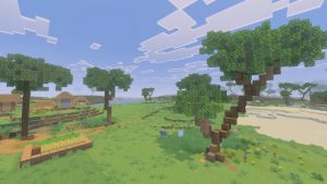 Realistic Trees addon for Minecraft Bedrock 1.21.132