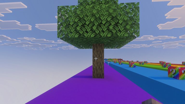 Lucky Block race map for Minecraft Bedrock 1.21.131