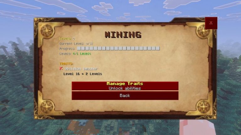 Skill Progression addon for Minecraft Bedrock 26.3